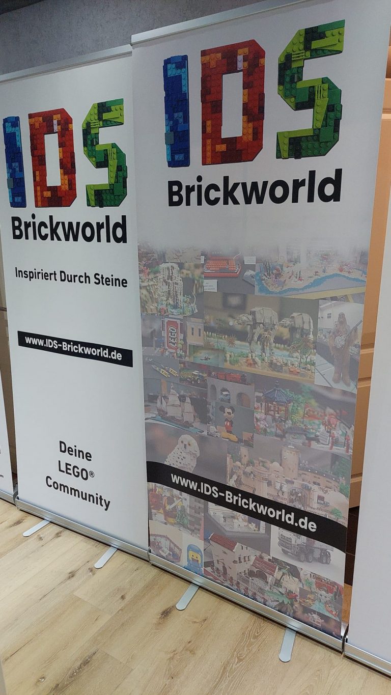 Unsere neuen Banner sind angekommen - IDS-Brickworld